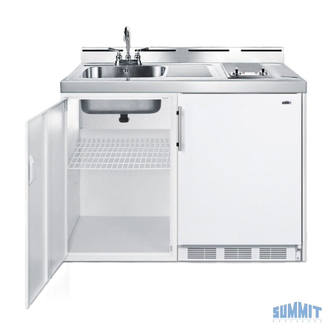 Summit White 48" Wide All-In-One Kitchenette - USA Brand – Mini-Kitchens